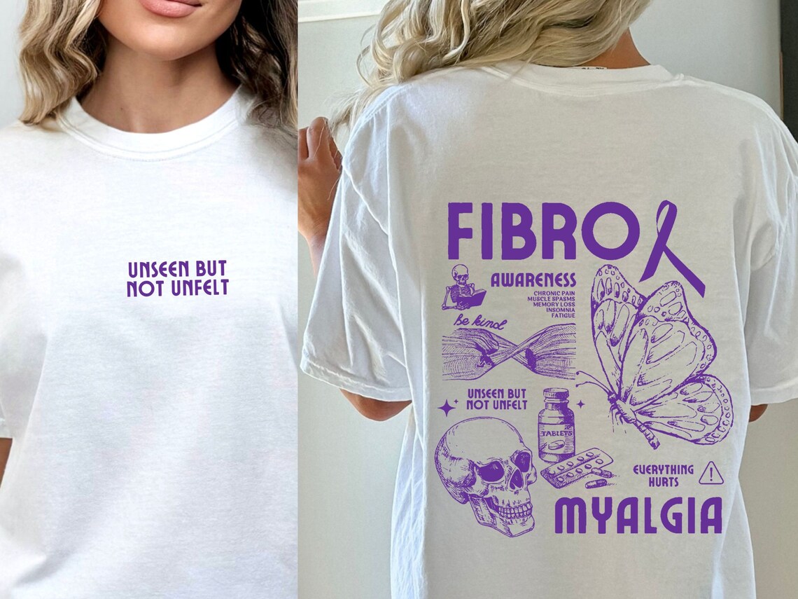 Fibromyalgia Shirt, Chronic Pain Shirt, Fibromyalgia Gift, Invisible ...