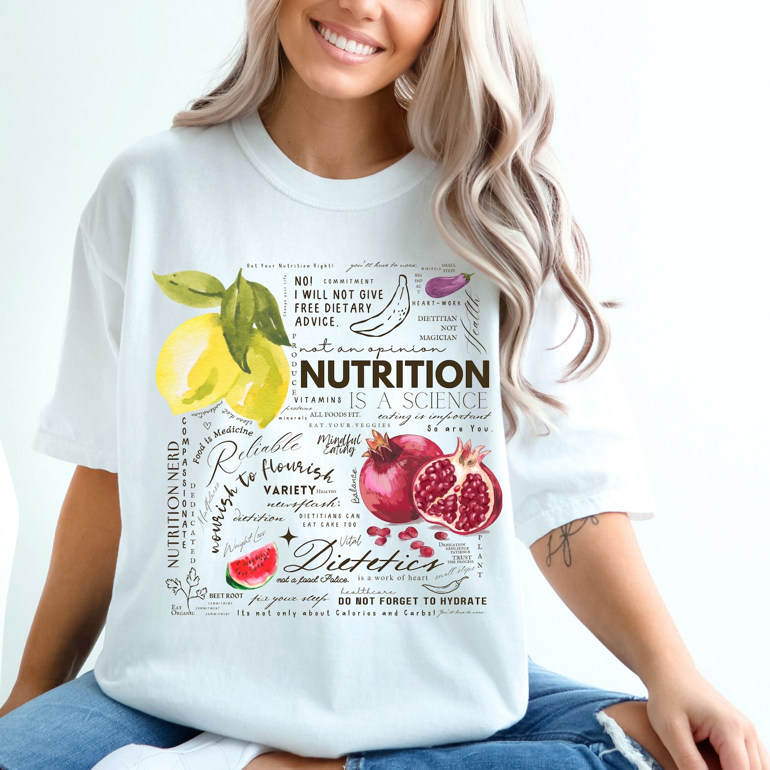 Dietitian Shirt, Dietician Graduation Gift, Nutritionist Shirt ...