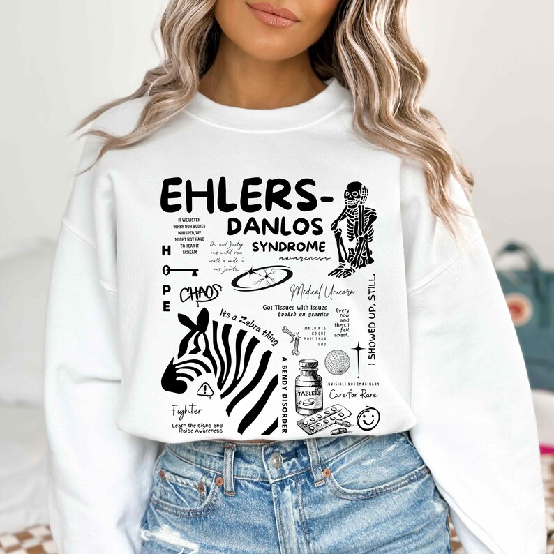 Ehlers Danlos Zebra Shirt, Eds Shirt, Ehlers Danlos Sweatshirt, Eds ...