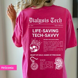 Dialysis Tech Shirt, Dialysis Technician, Dialysis Tech Tshirts ...