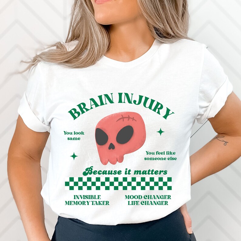 Traumatic Brain Injury Shirt, Brain Injury Shirt, Tbi Awareness, Brain ...