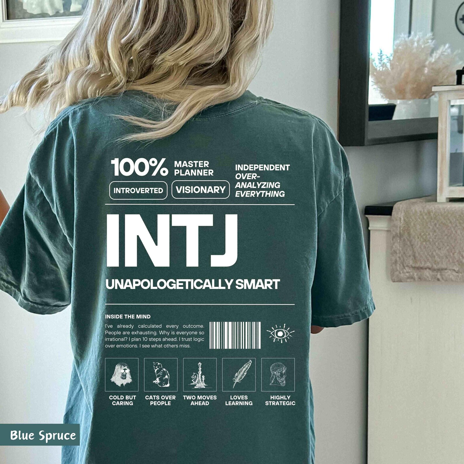 INTJ Shirt, Intp Mens Shirt, INTJ Shirt, Mbti, Personality Type, Myers ...