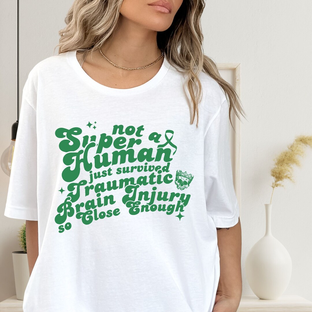 Traumatic Brain Injury Shirt, Brain Injury Shirt, Tbi Awareness, Brain ...