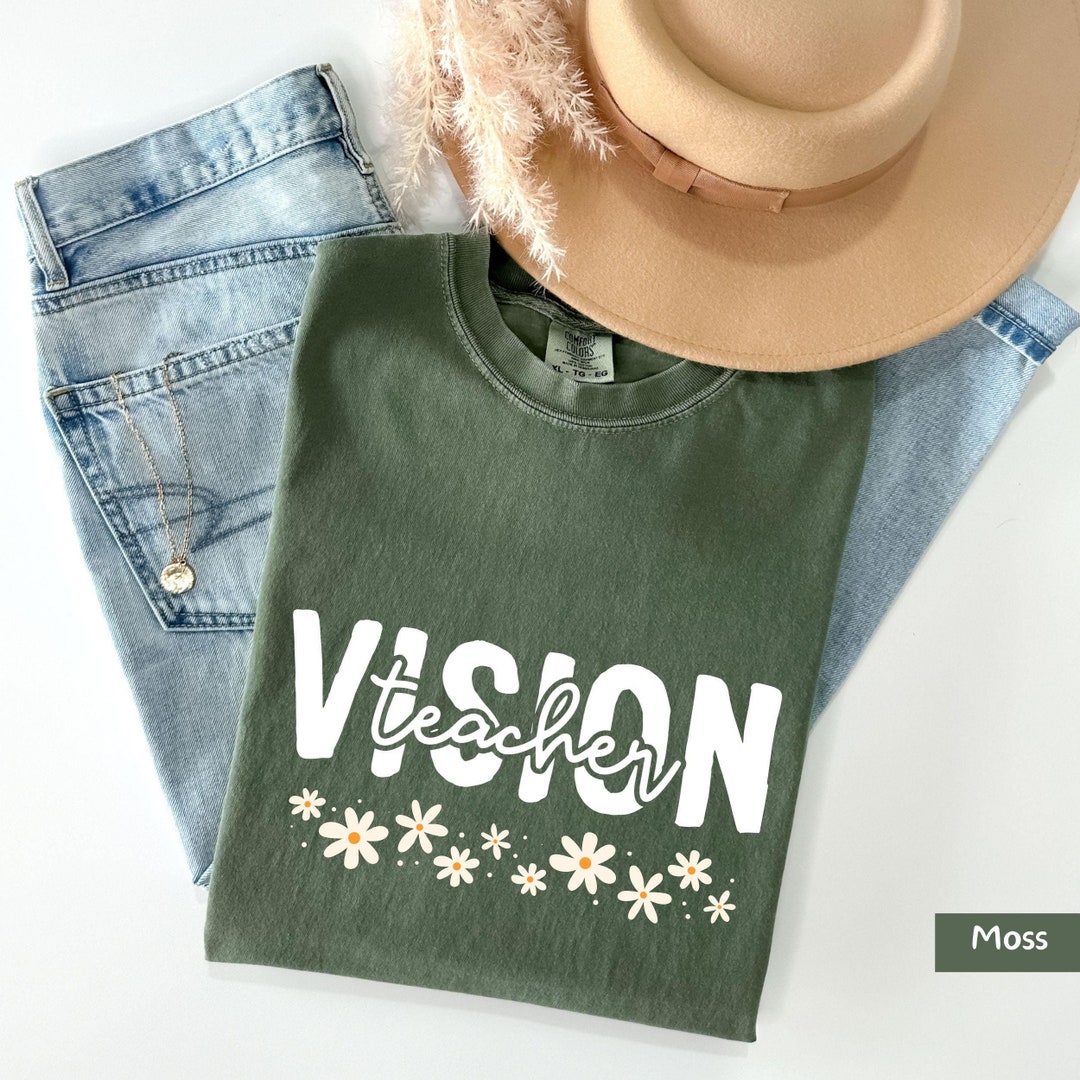 Vision Teacher Shirt, Special Education, Teacher Gift, Vision ...