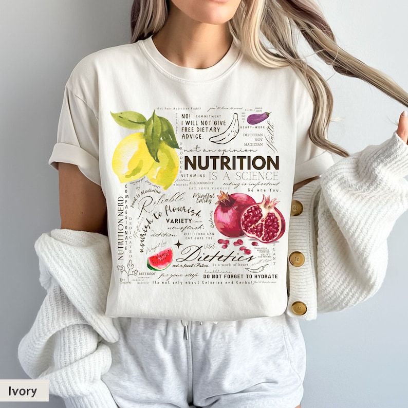 Dietitian Shirt, Dietician Graduation Gift, Nutritionist Shirt ...