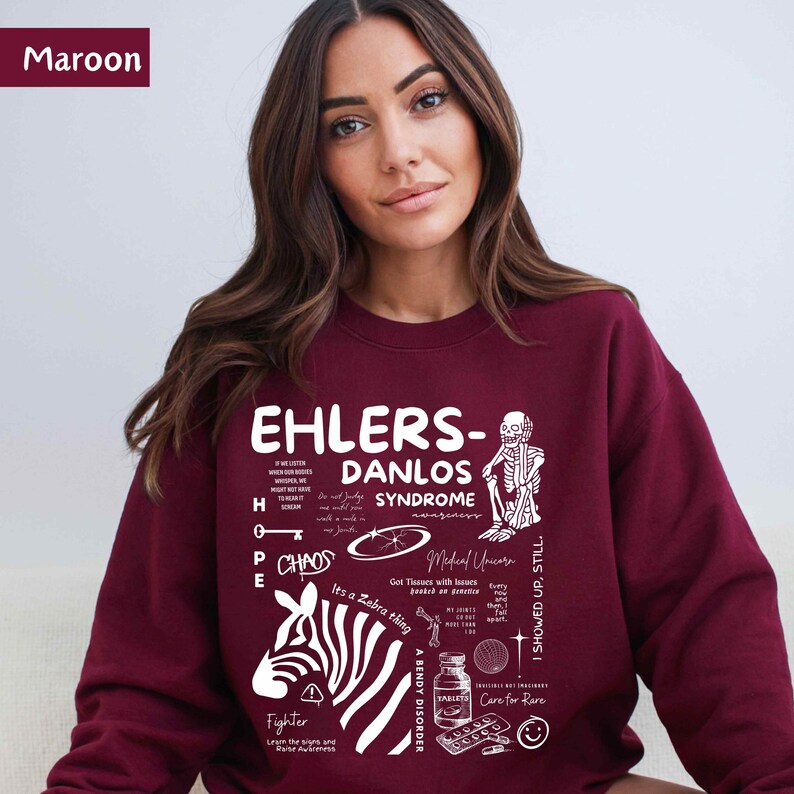 Ehlers Danlos Zebra Shirt, Eds Shirt, Ehlers Danlos Sweatshirt, Eds ...