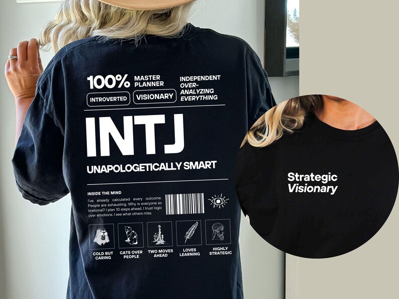 INTJ Shirt, Intp Mens Shirt, INTJ Shirt, Mbti, Personality Type, Myers Briggs, Personality Gift ...