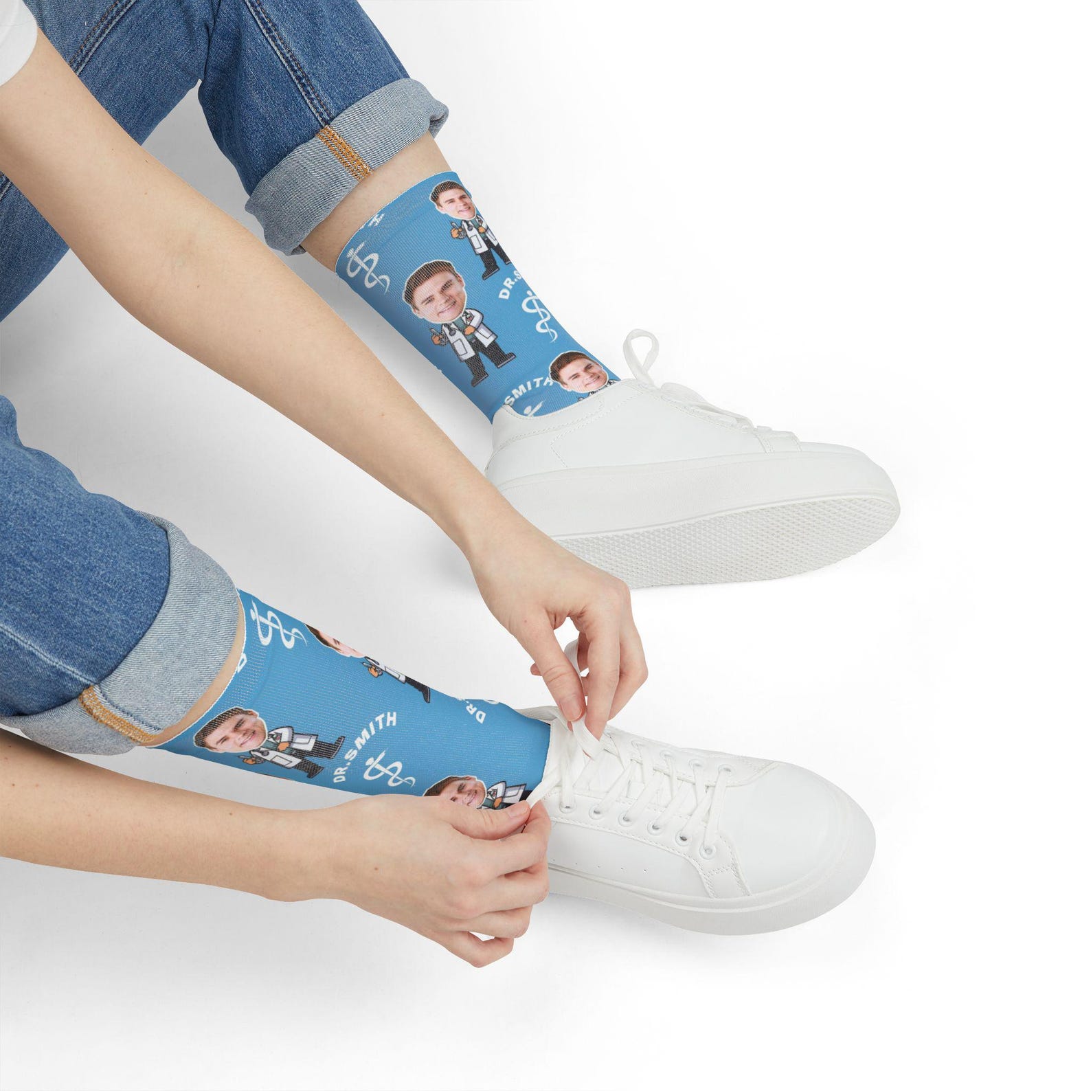 Personalized Surgeon Gift Socks, Custom Socks Face, Future Doctor Gifts ...