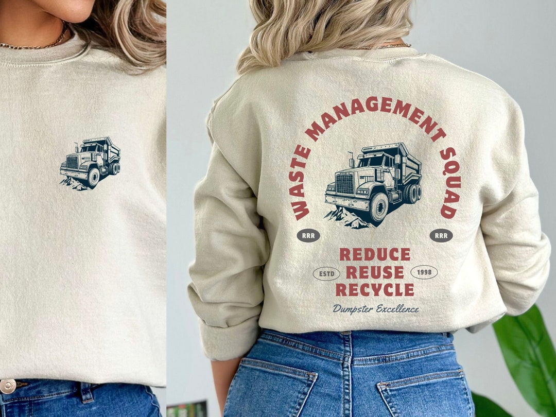 Waste Management Shirt, Garbage Truck Shirt, Reduce Reuse Recycle ...