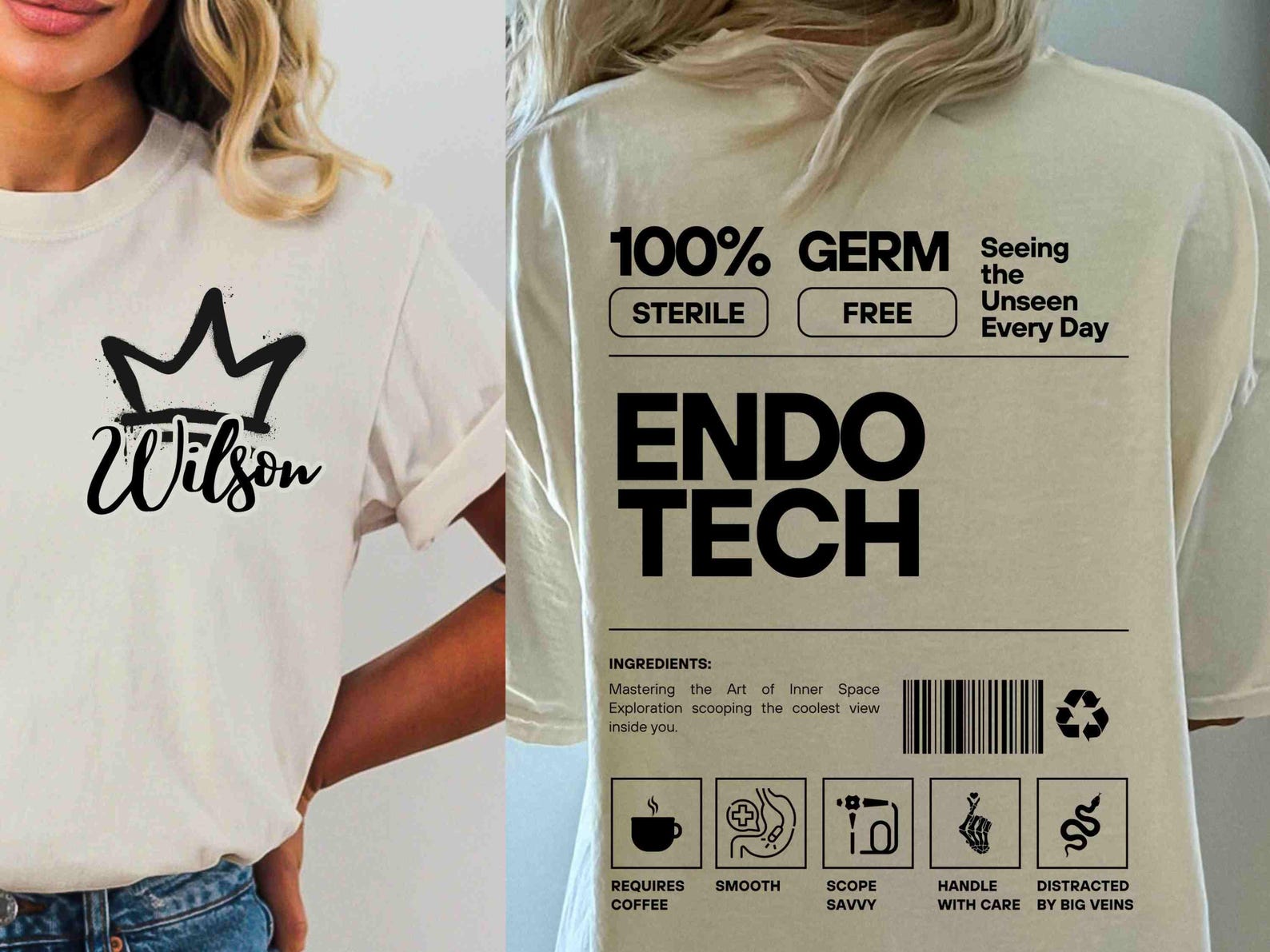 Endo Tech Shirt, Endoscopy Tshirt, Endo Tech Shirts, Endo Nurse ...