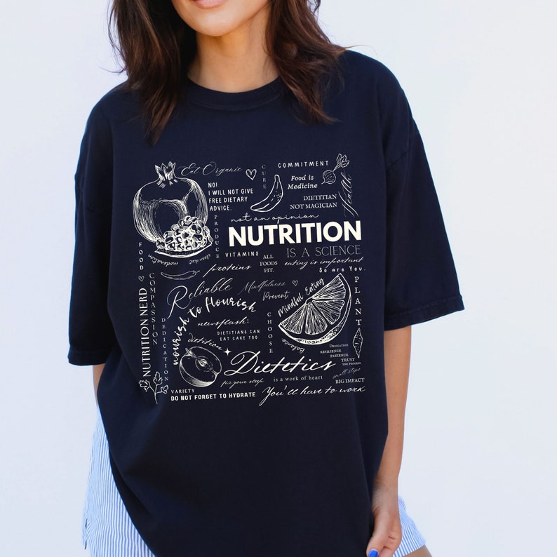 Dietitian Shirt: Nutrition Science Comfort Colors Tee - Etsy
