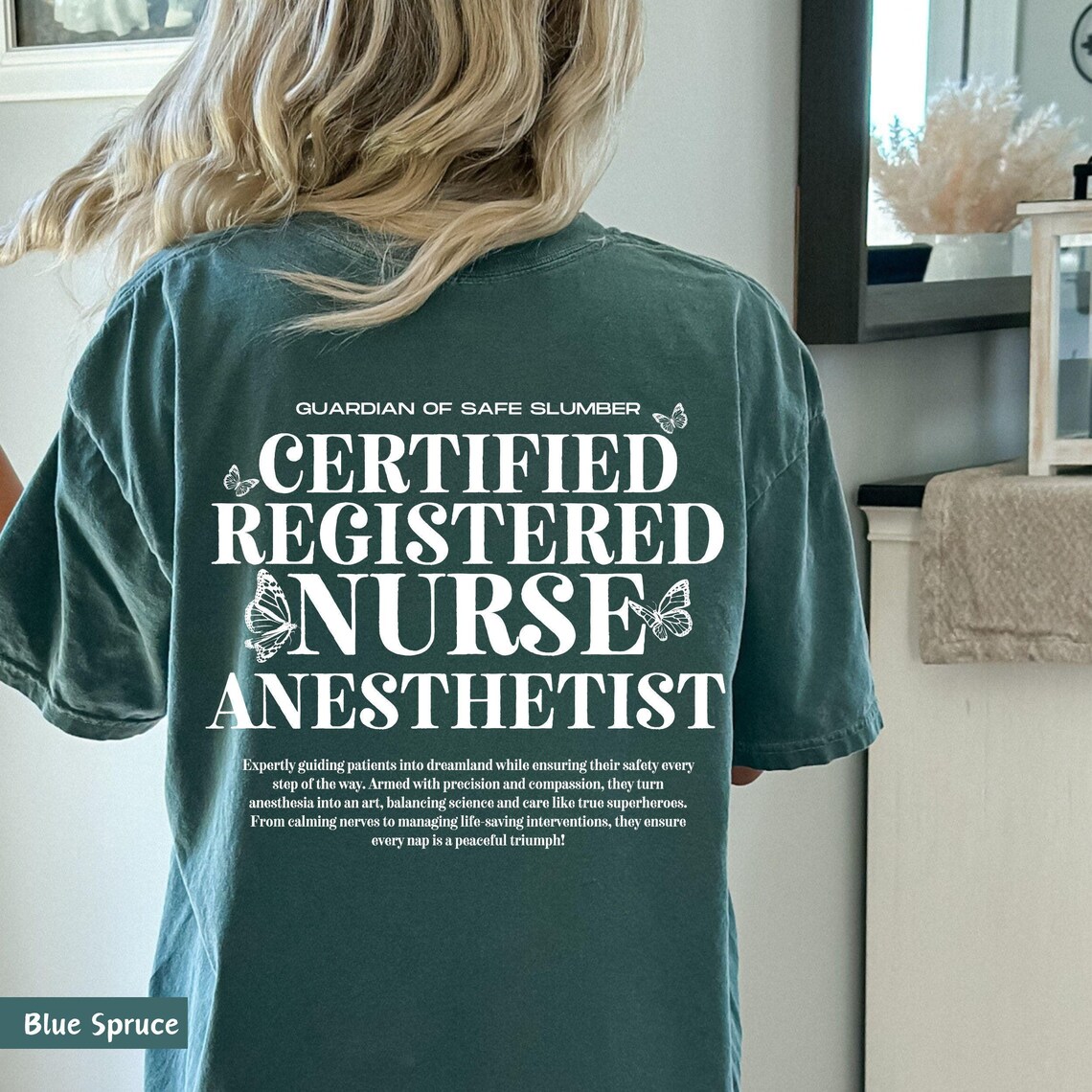 CRNA Shirt, Crna Sweatshirt, Certified Registered, Nurse Anesthetist ...