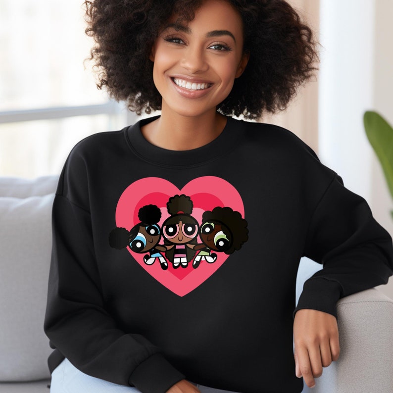 African-american Powerpuff Girls Sweatshirt, Black Girl Magic ...