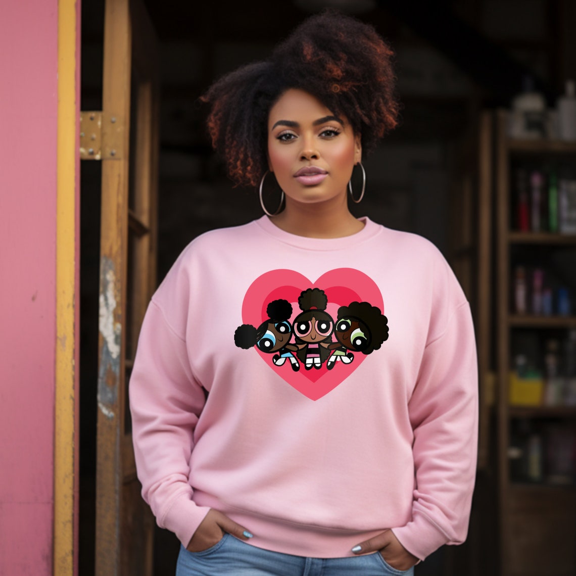 African-american Powerpuff Girls Sweatshirt, Black Girl Magic ...