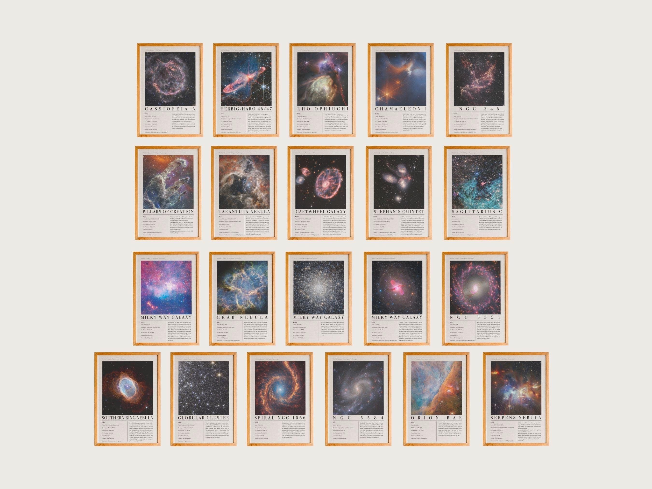 21 NASA Telescope Prints Bundle, Telescope Print, Telescope Art ...