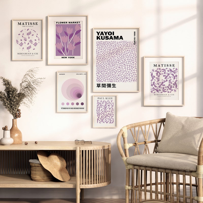 Purple Wall Art - Etsy