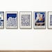 32 Blue Gallery Wall Set Prints- Blue Gallery Wall Art, Gallery Wall ...
