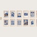32 Blue Gallery Wall Set Prints- Blue Gallery Wall Art, Gallery Wall ...
