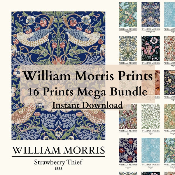 William Morris Print - Etsy