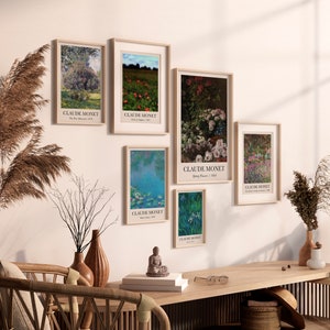 24 Claude Monet Prints Set, Monet Printable Art, Monet Print Wall Art ...