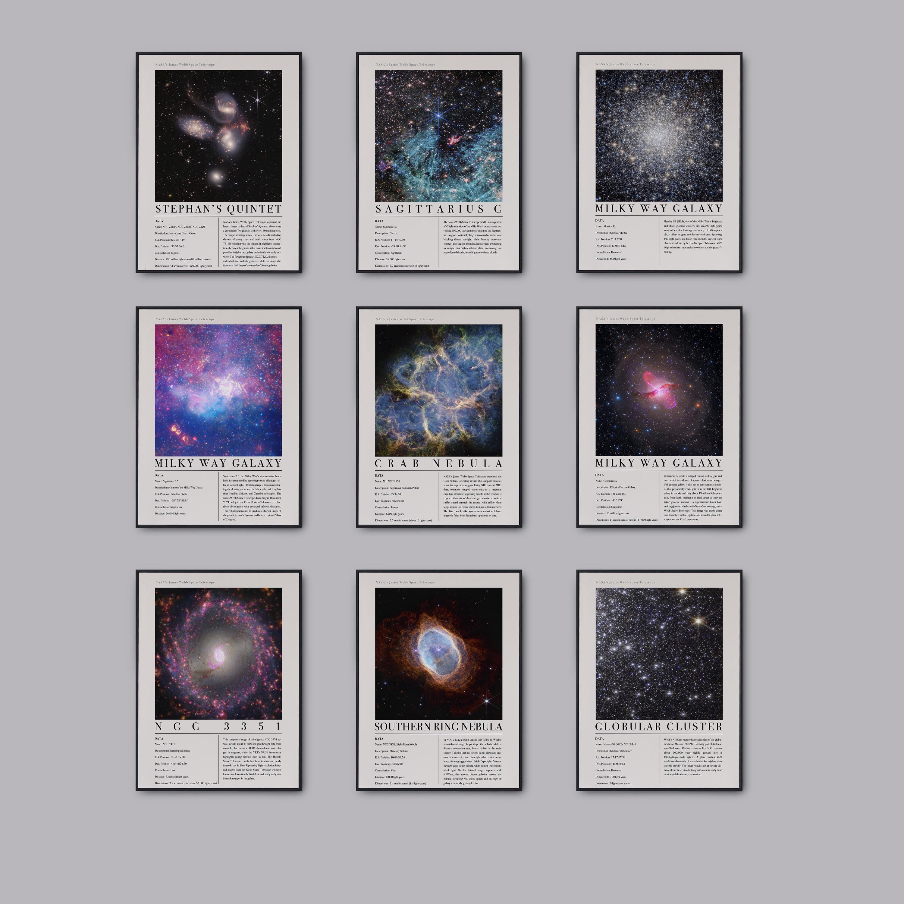 21 NASA Telescope Prints Bundle, Telescope Print, Telescope Art ...