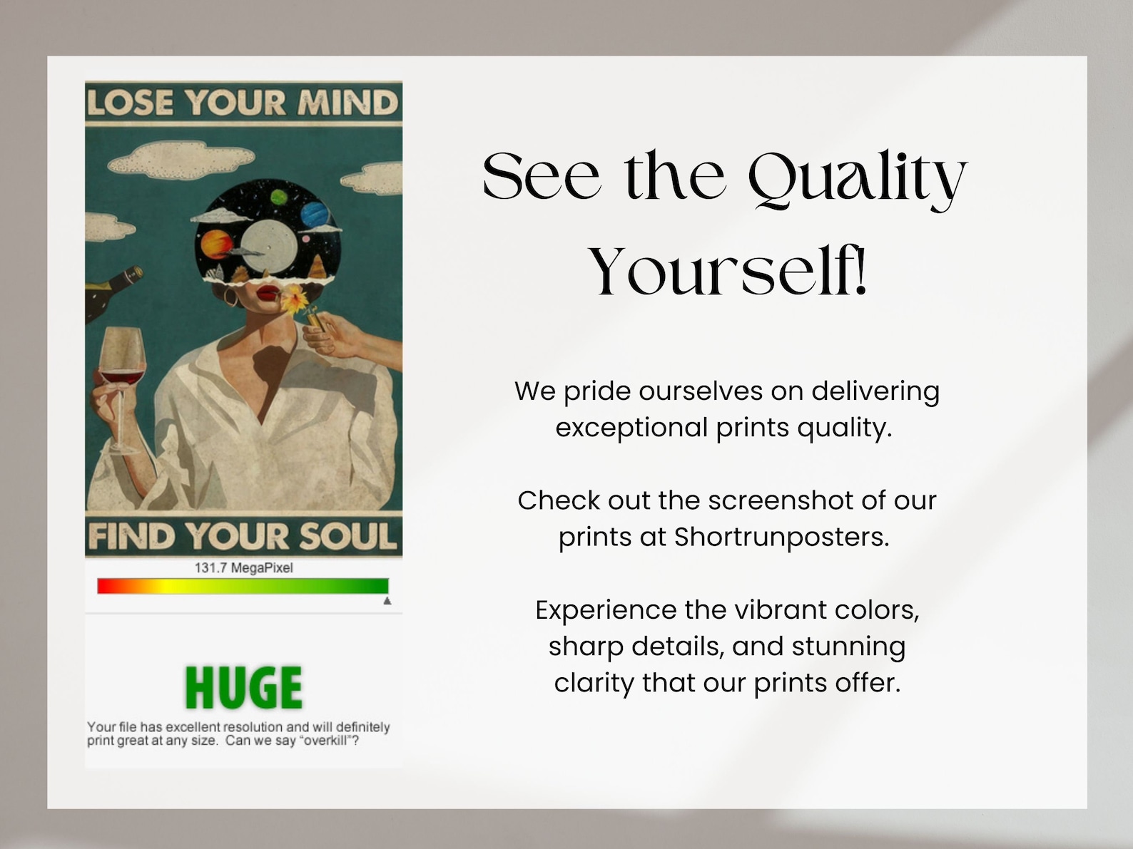 Lose Your Mind Find Your Soul Vintage Poster, Lose Your Mind Print ...