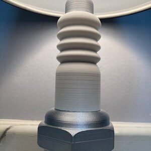 Spark Plug Lamp, 3d Printed With Stained Wood Base - Etsy