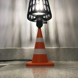 Traffic Cone Lamp, 3d Printed - Etsy
