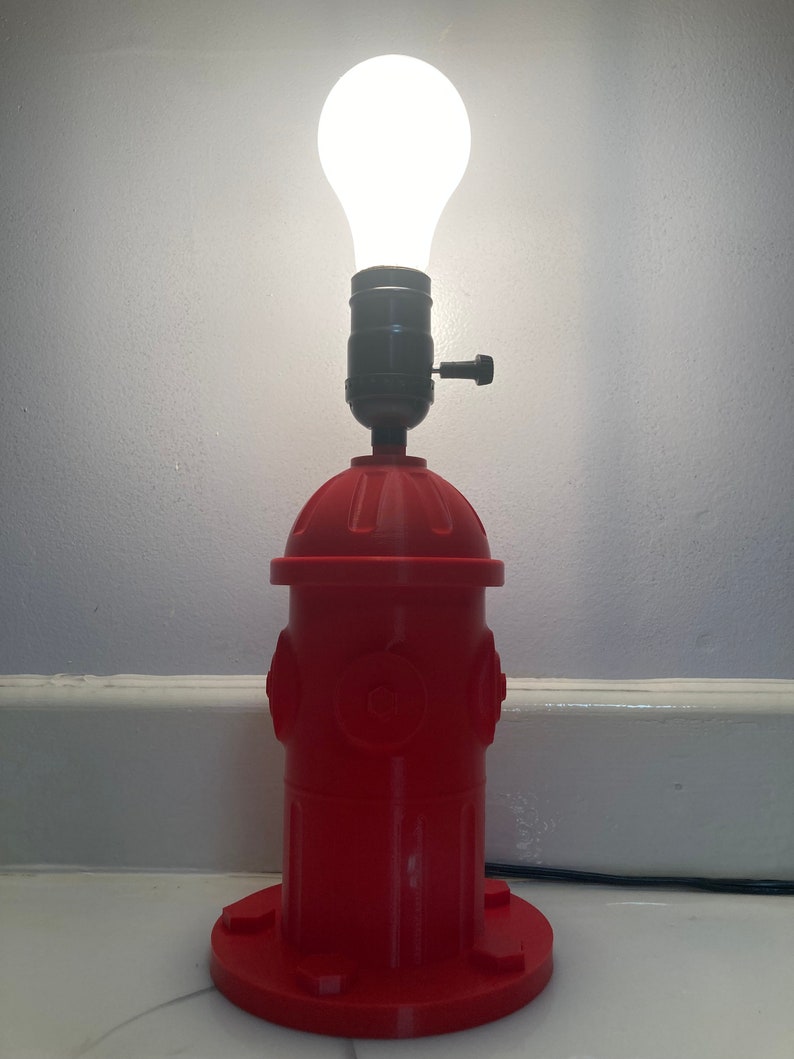 Fire Hydrant Lamp, Hidden Storage, 3d Printed - Etsy