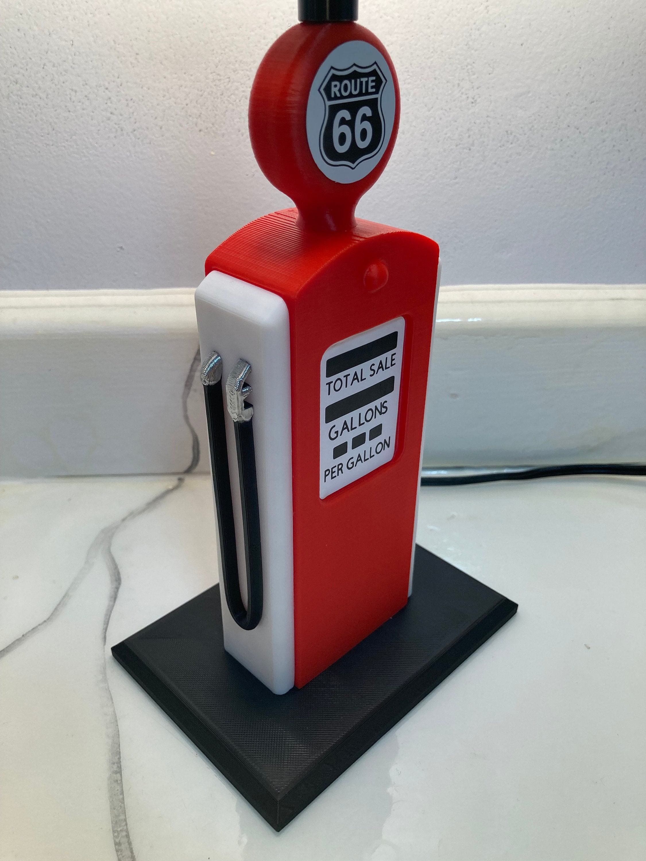 Antique Gas Pump Lamp / 3d Printed - Etsy