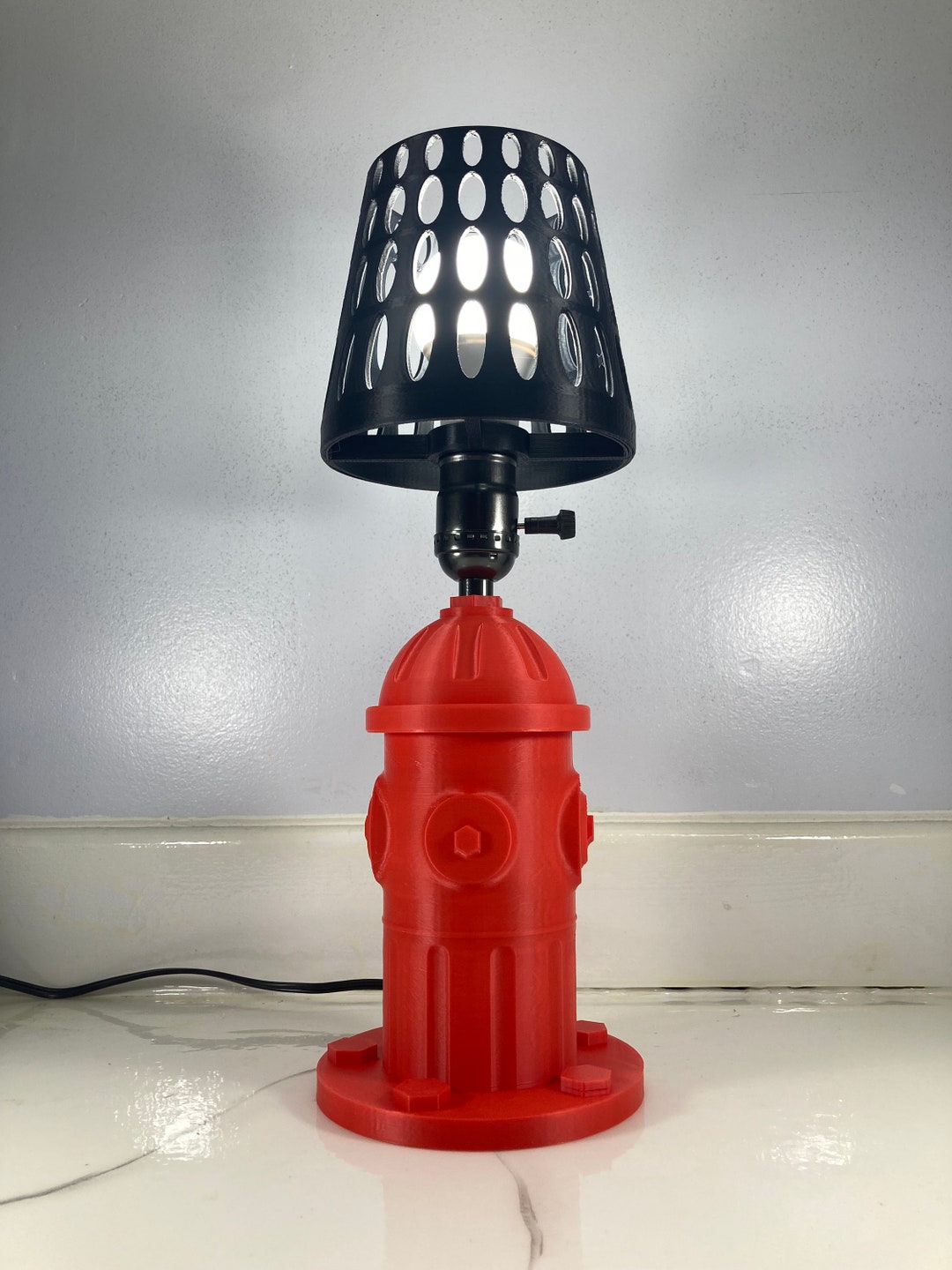 Fire Hydrant Lamp, Hidden Storage, 3d Printed - Etsy