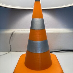 Traffic Cone Lamp, 3d Printed - Etsy