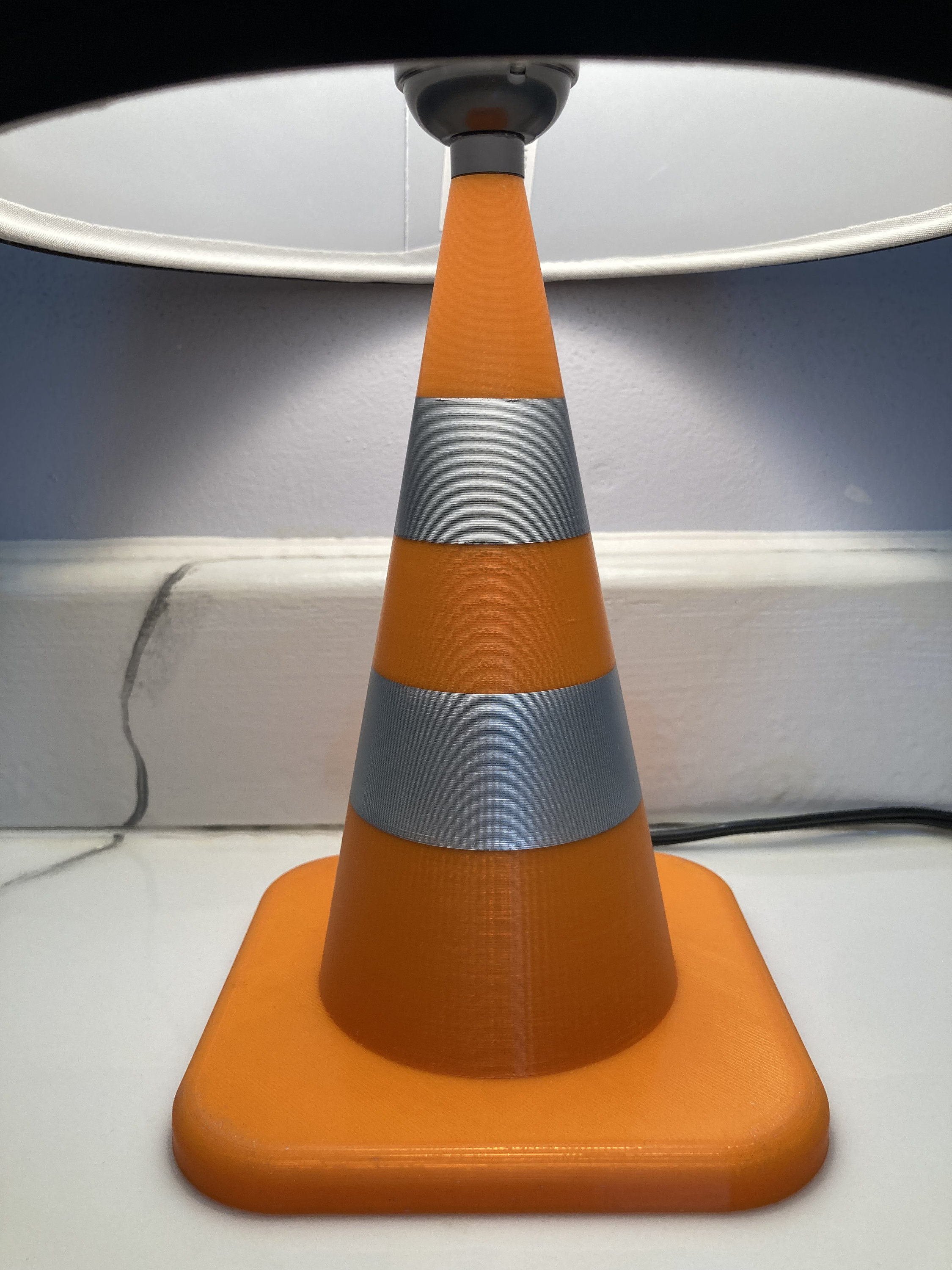 Traffic Cone Lamp, 3d Printed - Etsy UK