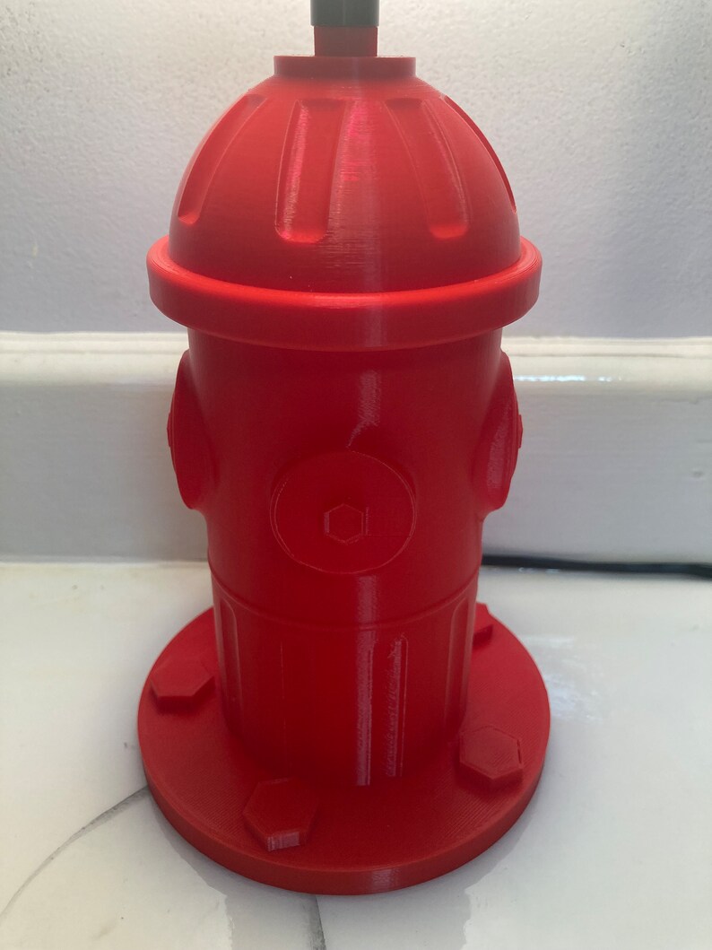 Fire Hydrant Lamp, Hidden Storage, 3d Printed - Etsy