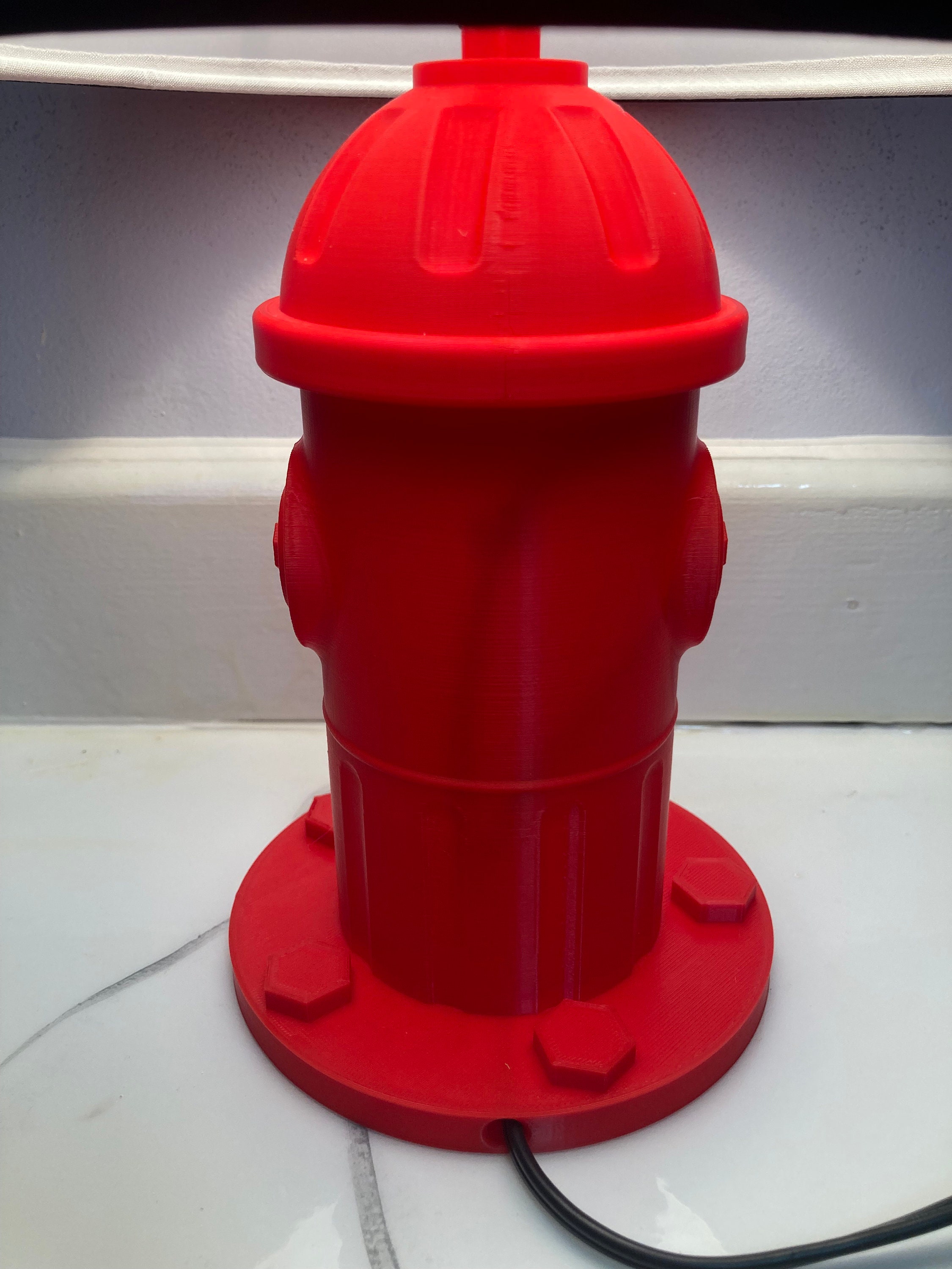 Fire Hydrant Lamp, Hidden Storage, 3d Printed - Etsy