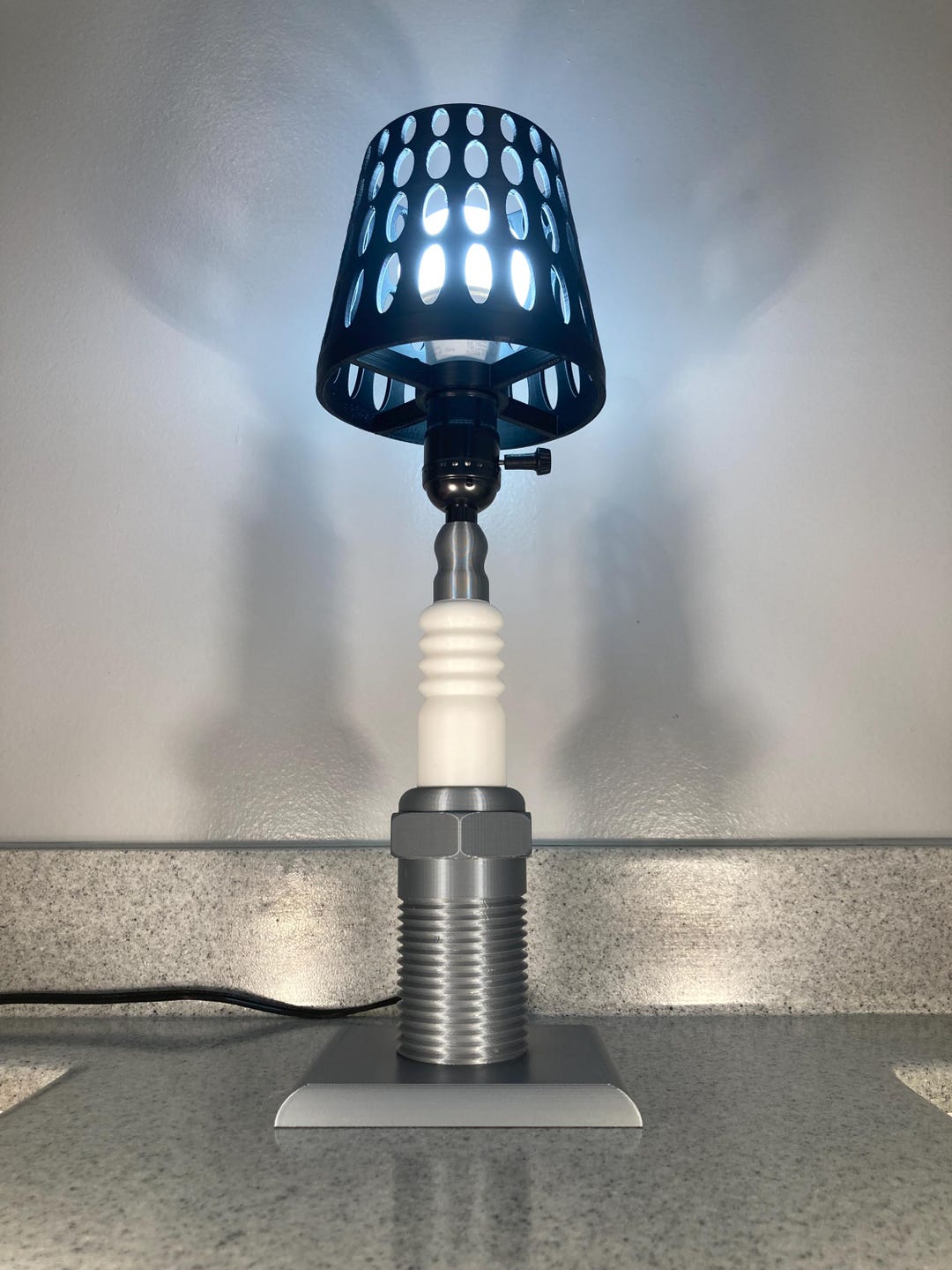 Spark Plug Lamp (fully 3D Printed) - Etsy