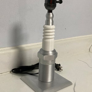 Spark Plug Lamp fully 3D Printed - Etsy