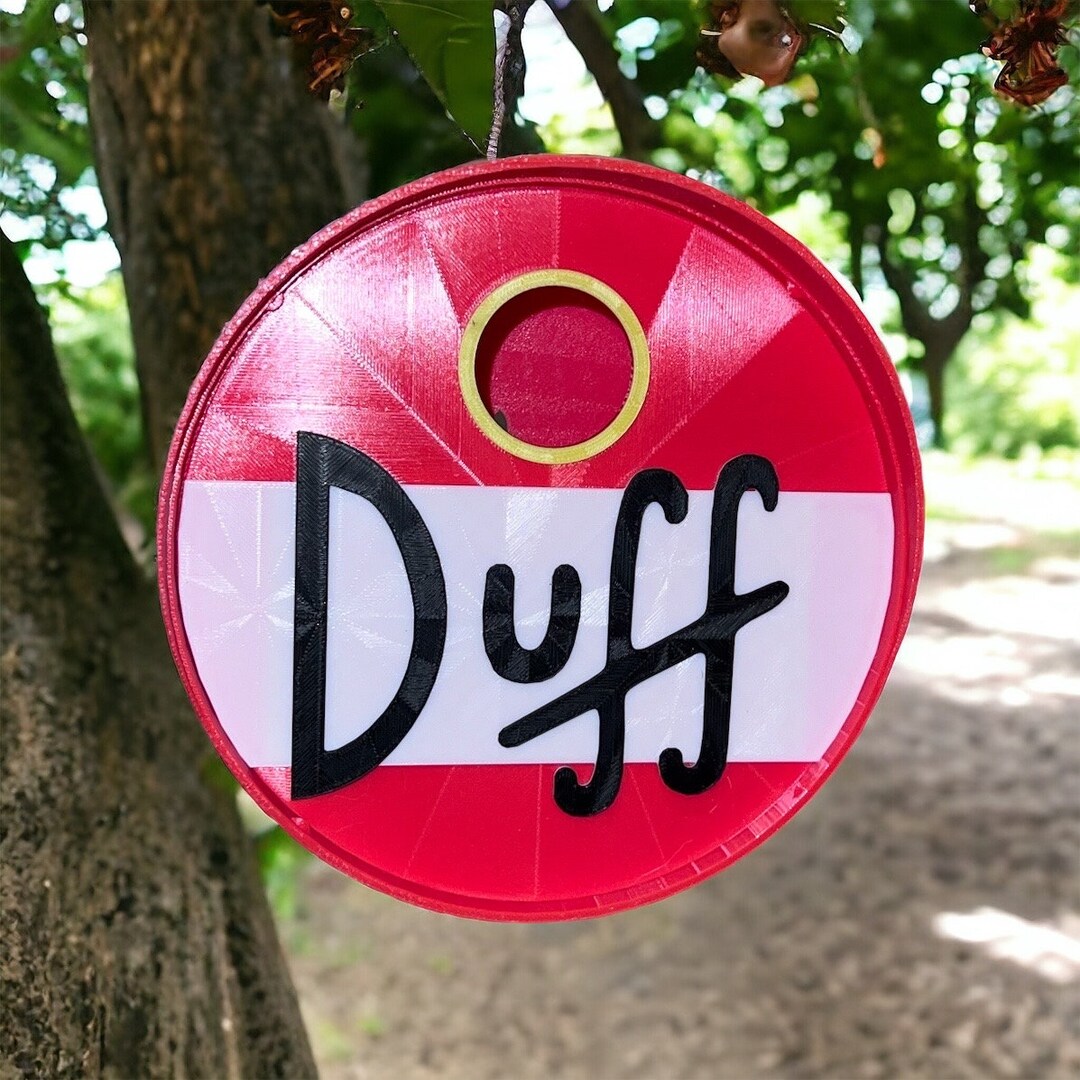 Simpsons Inspired Duff Beer Birdhouse, House for Birds, 3D Printed Yard ...