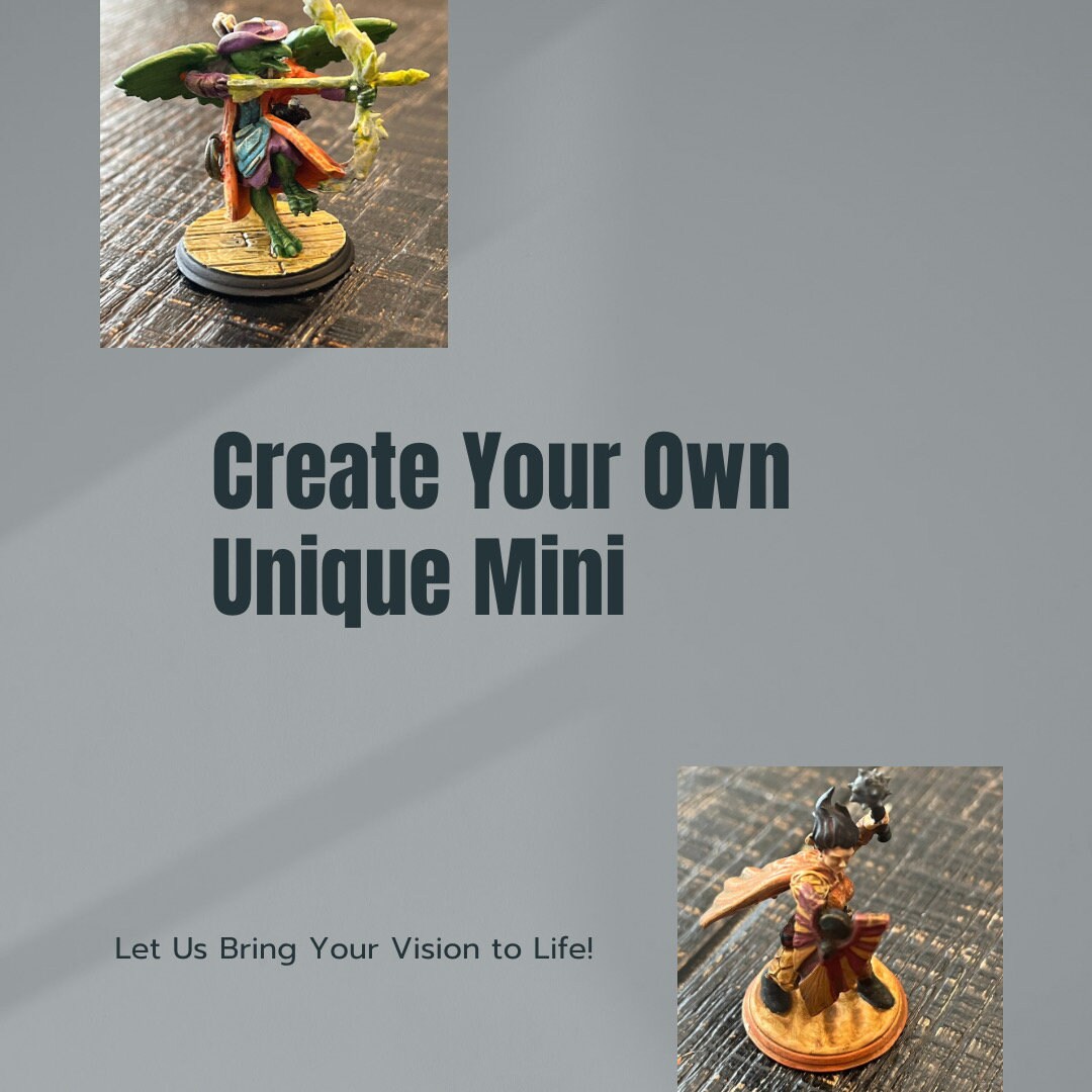 Custom Painted Miniature Figurine for TTRPG DND, Call of Cthulhu ...