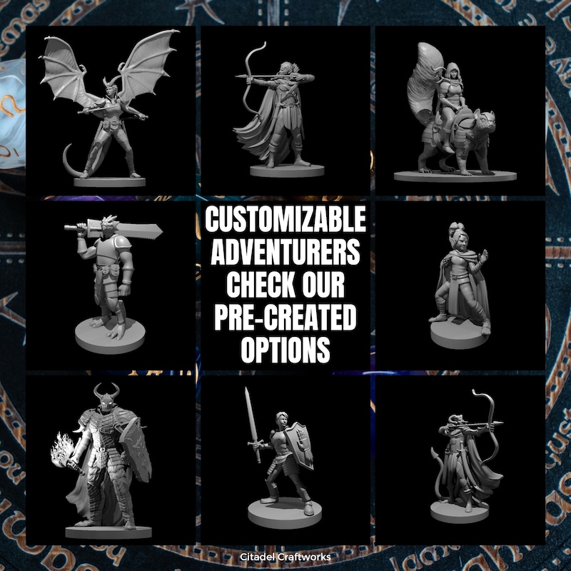 Custom Clay Dnd Figurine - Etsy