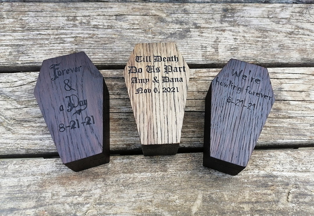 Wedding Coffin Ring Box, Coffin Storage Box, Rustic Coffin Ring Box ...