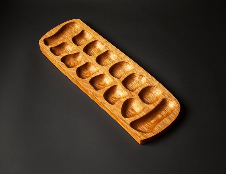 Custom Mancala Board Game African Stone Game Large Board - Etsy