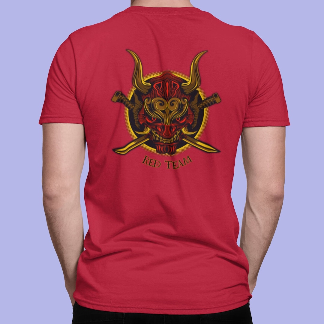 Cybersecurity Red Team Devil Ronin Shirt Gift for Offensive Network ...