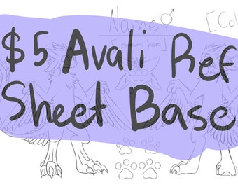 Protogen Reference Sheet Base - Etsy Israel