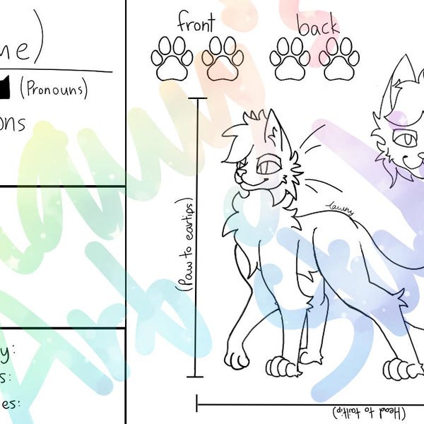 Warrior Cats Base Art - Etsy