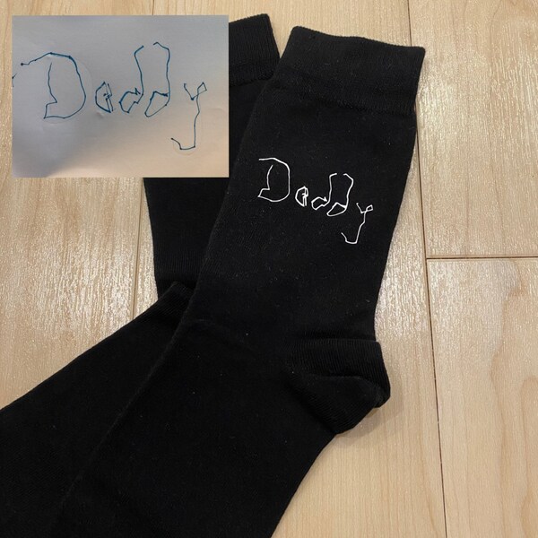 Kids Drawings Socks - Etsy