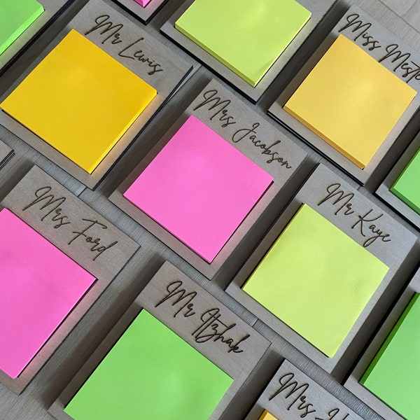 Post It Note Holder - Etsy UK