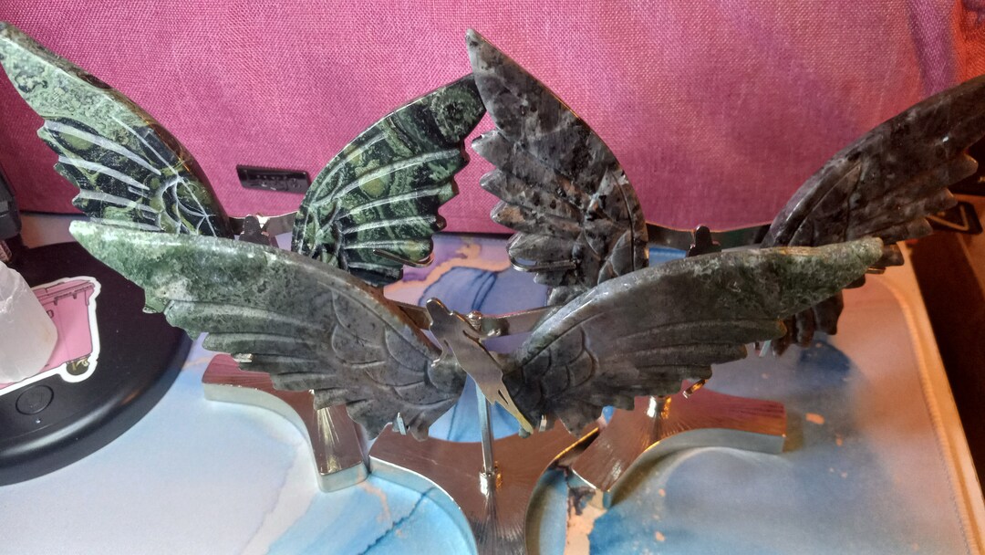 Angel Wings on Stand! (2) - Etsy
