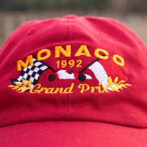 Monaco Grand Prix Dad Hat, Monaco Hat, Racing Hat, Race Car Hat ...