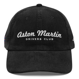 Vintage Aston Martin Drivers Club Corduroy Hat, Racing Hat, Aston ...